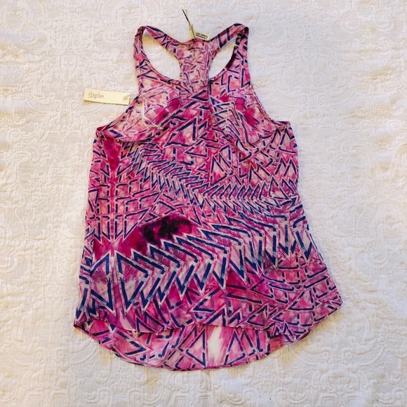 Rory Beca | Tops | Rory Becapink Blue Tank Topxs3 | Poshmark